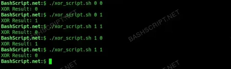 How to Use XOR Gate in Bash Script – BashScript.net